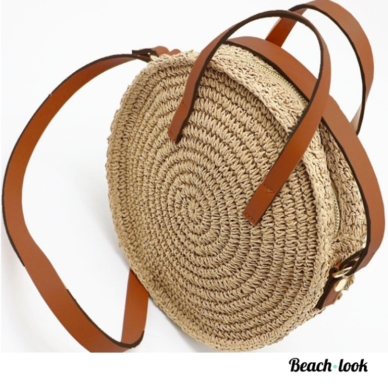 Ibiza Handgeweven Rieten Handtas - Trendy Zomeraccessoire