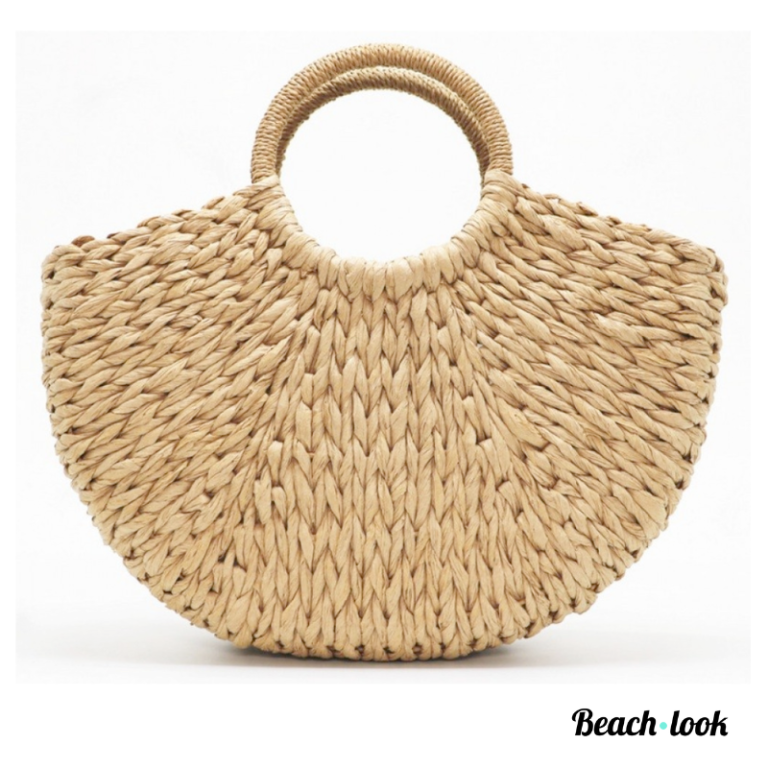 Ibiza Strandhandtas - Handgeweven, Rieten & Trendy